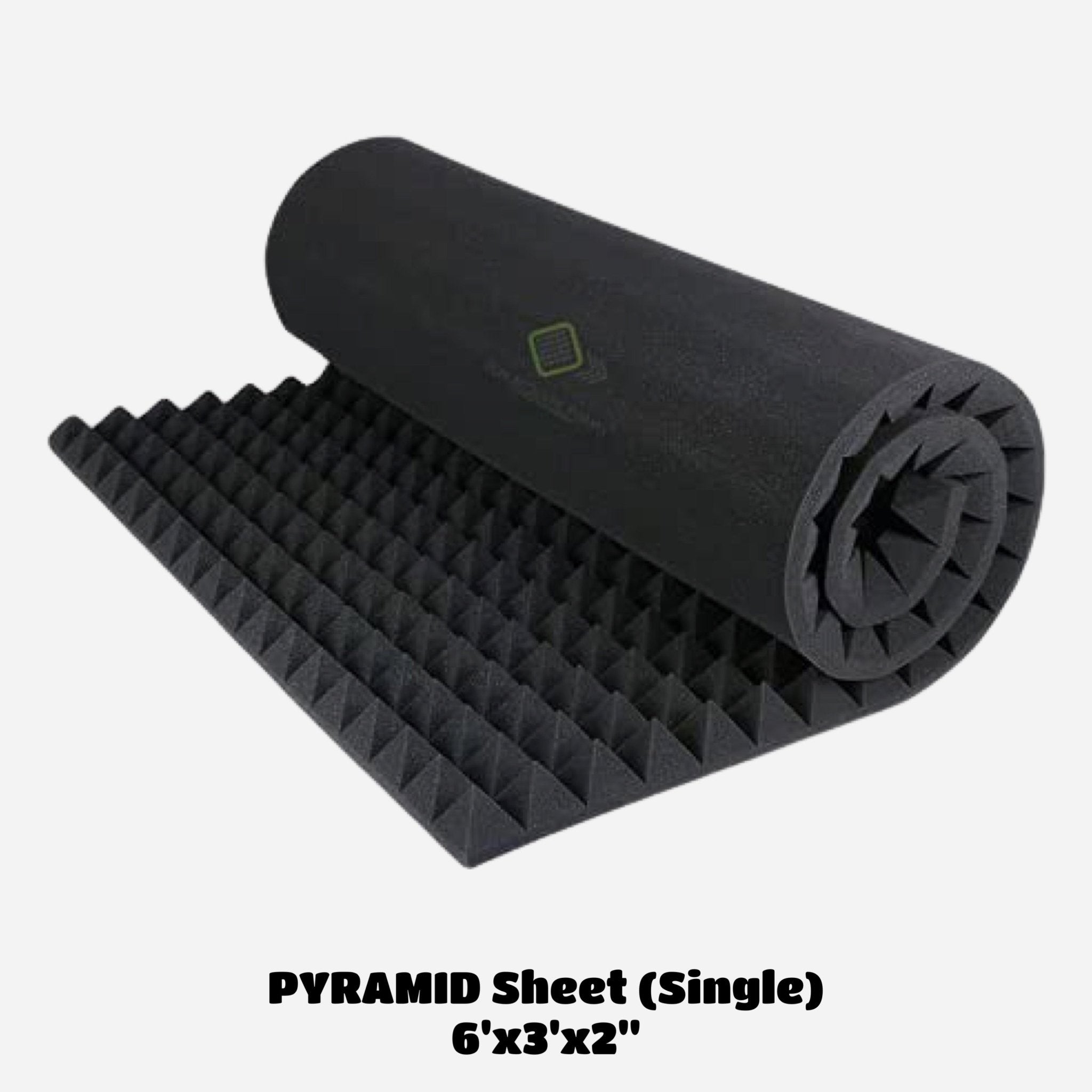 YGM Acoustic Foams® - Pyramid 6'x3' Sheets | Sound reducing foam ...